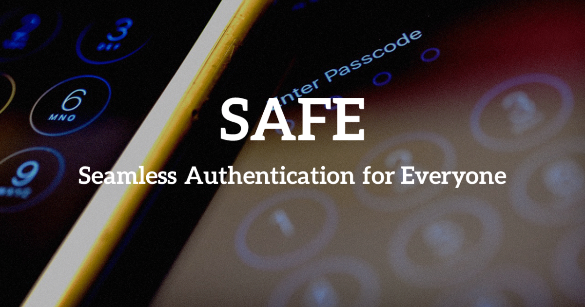 Seamless Authentication For Everyone Safe University Of Jyväskylä